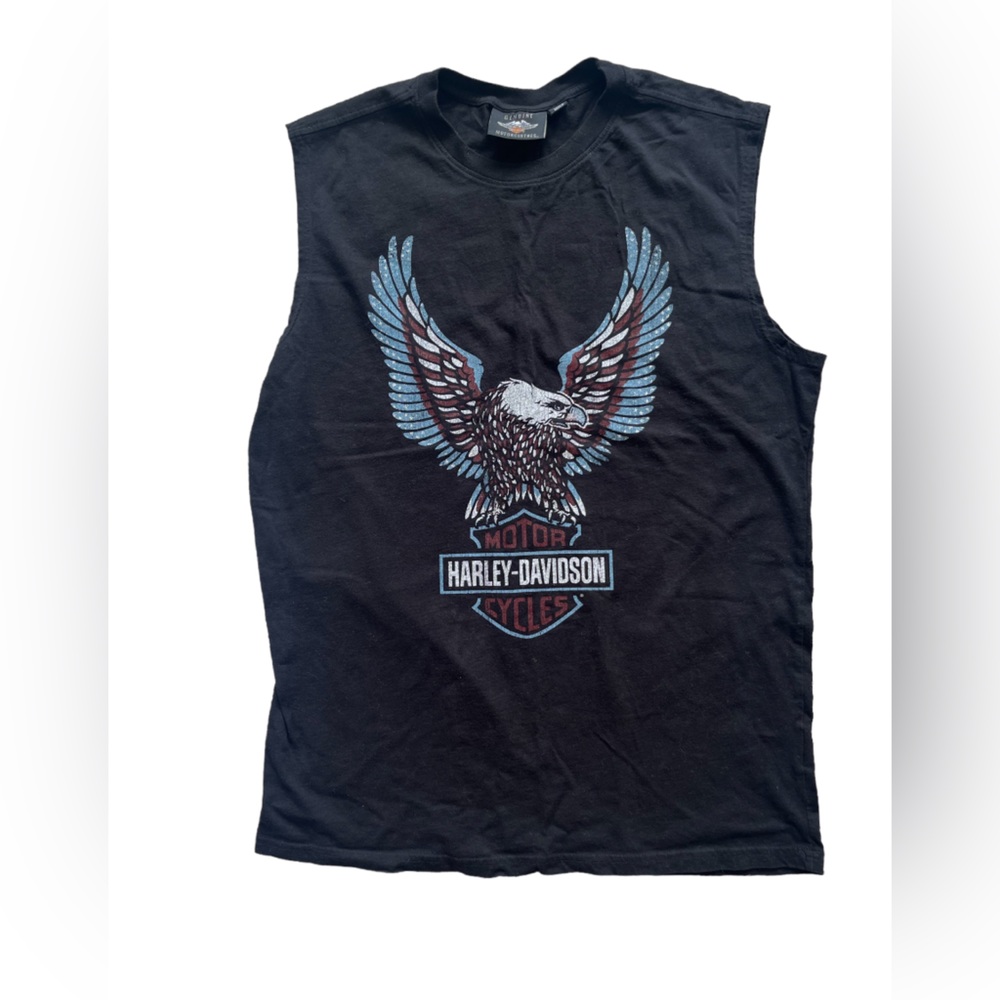 Harley Davidson Freedom Machine Usa Tank - Gem